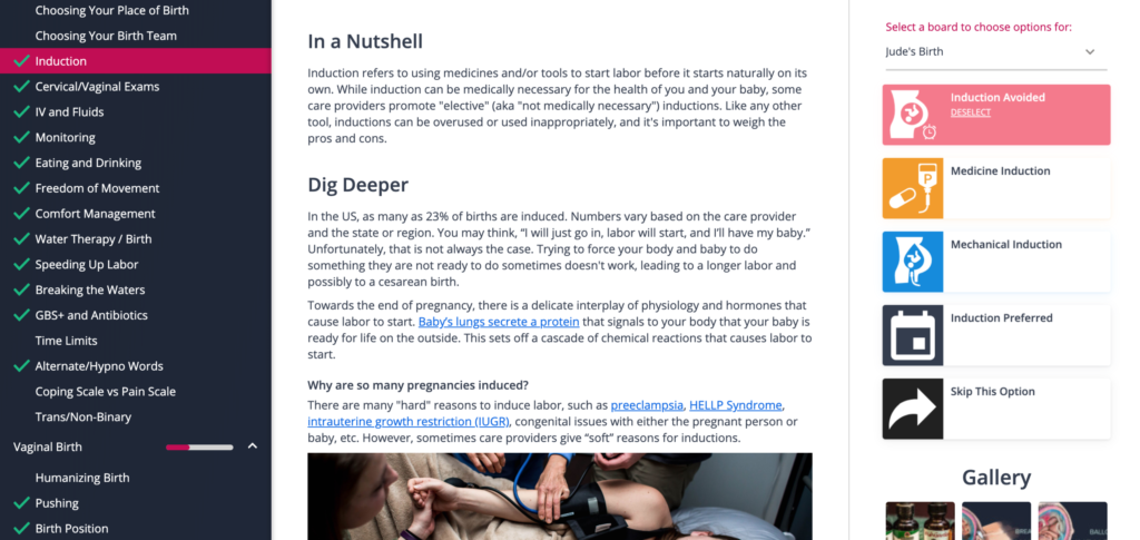 Create a [M]otherboard Birth Plan - Resilient Birth & Botanicals